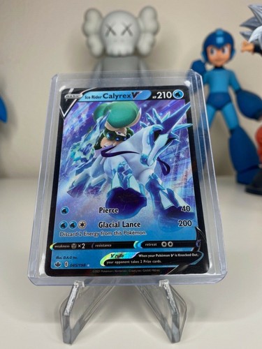 2021 Chilling Reign Ice Rider Calyrex V Ultra Rare 045/198 | eBay
