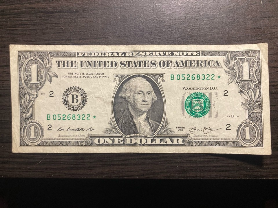 2013 B Series Duplicate Star Note 05268322 | eBay