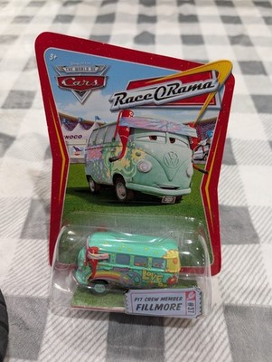 Disney Pixar Cars Fillmore Pit Crew Member 37 Race O Rama 1:55 Diecast ...