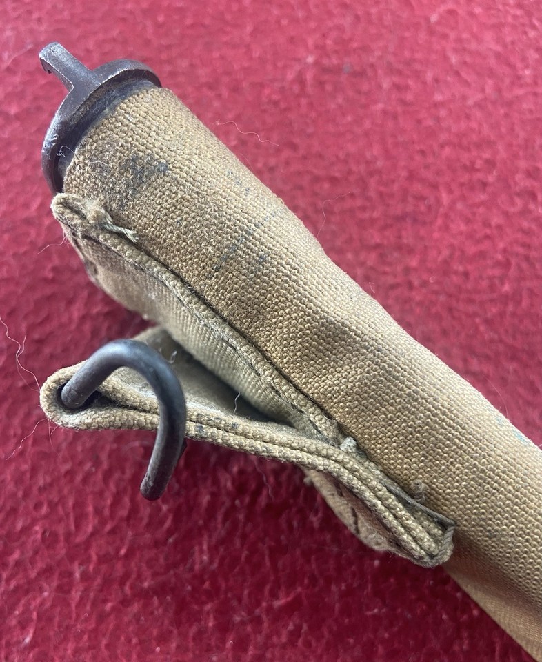 Original 1905 US SPRINGFIELD SA 1906 BAYONET WWI M1910 SCABBARD CANVAS ...