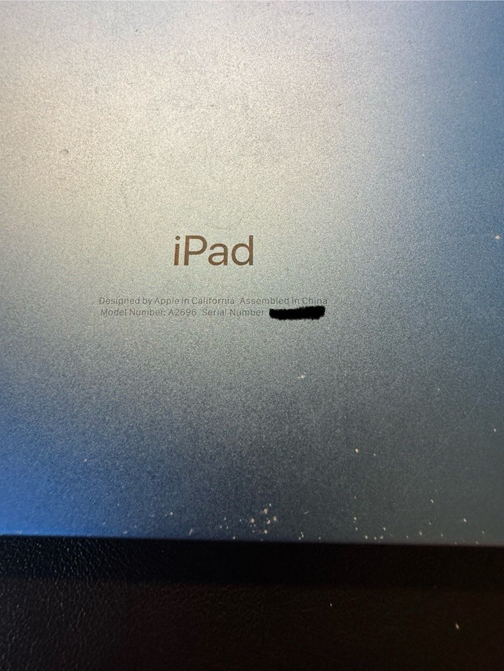 Apple iPad 10th Gen 64GB BLUE WIFI ONLY MPQ13LL/A | eBay