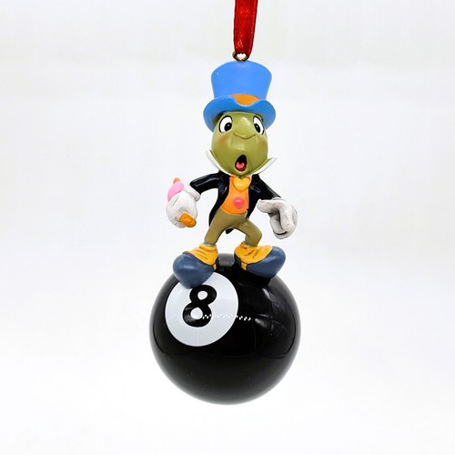 Disney Pinocchio Jiminy Cricket 8-Ball Sketchbook Christmas Ornament ...