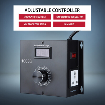 AC110-220V 5000W Electrical Voltage Regulator Controller Adjust Speed ...
