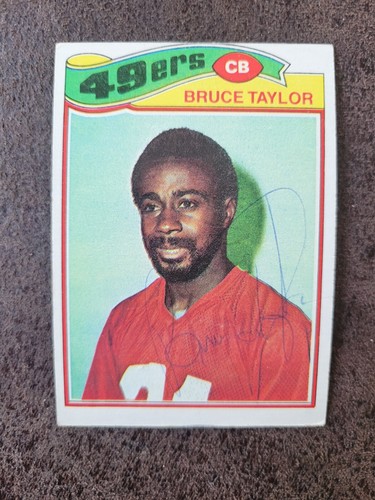1977 Topps FOOTBALL Bruce Taylor #94 - San Francisco 49ers ...