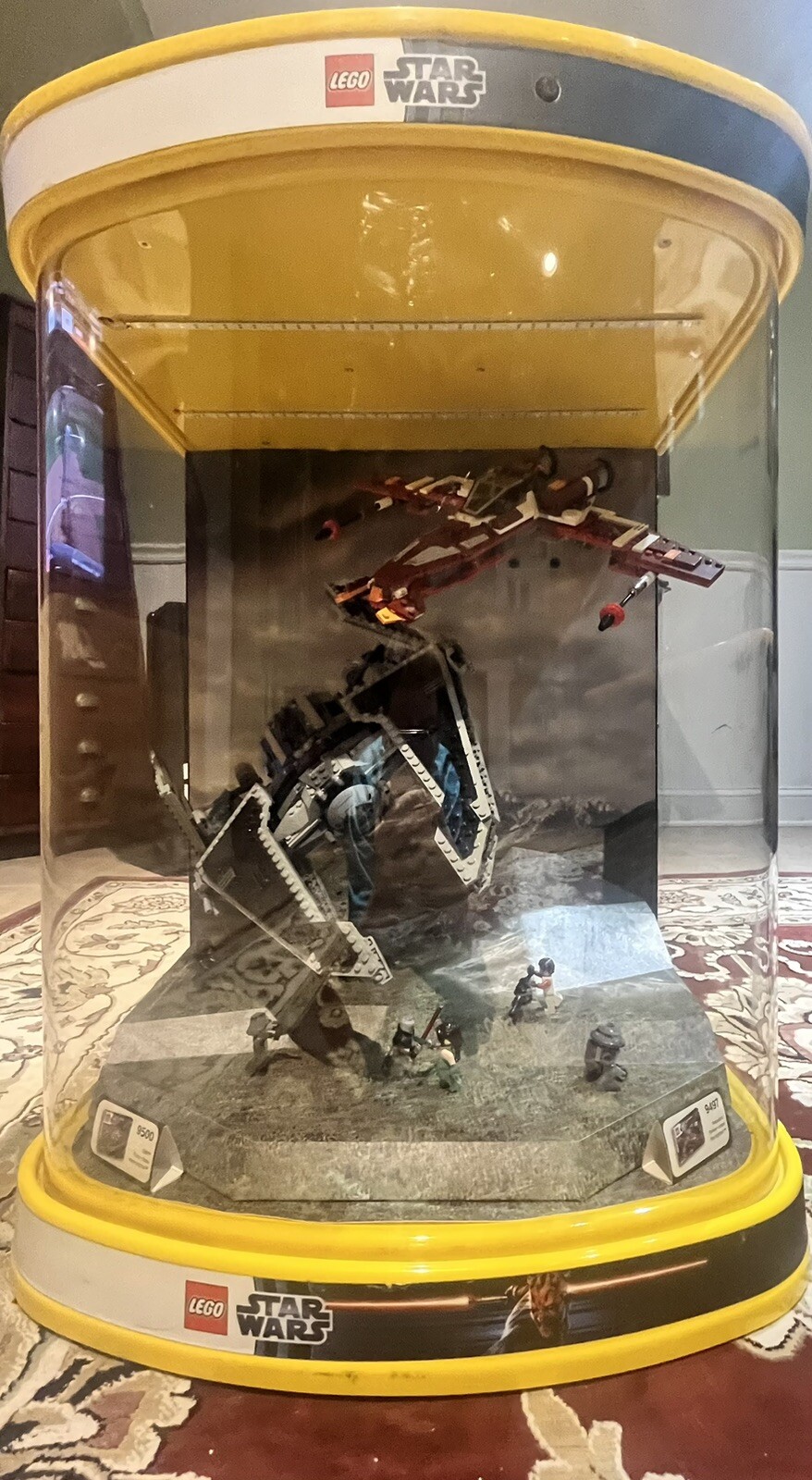 Lego- Store Display Case With Lego Set 9500 And 9497 | eBay