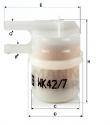 MANN WK42/7 Fuel Filter for sale online | eBay UK