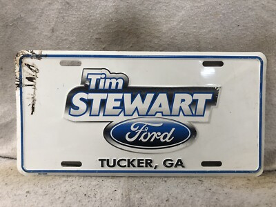 Tim Stewart Ford License Plate | eBay