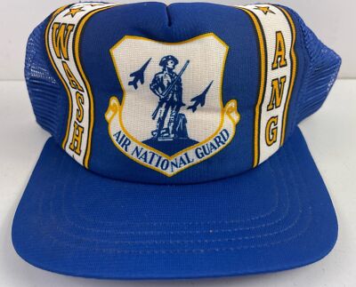 USAF AIR FORCE AIR NATIONAL GUARD WASH ANG HAT RESERVIST RESERVES ...