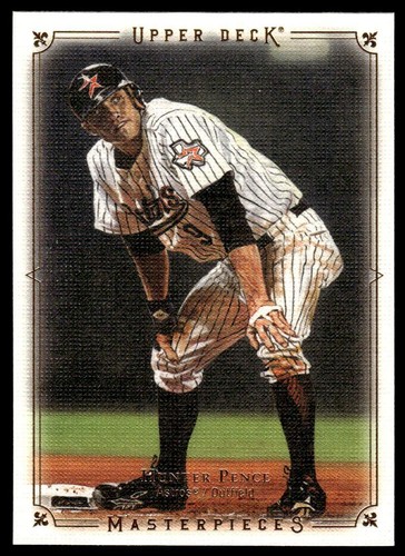 2008 Upper Deck Masterpieces 45 Hunter Pence Houston Astros Baseball ...