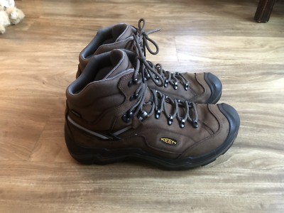 MENS KEEN DURAND 2 MID WATERPROOF HIKING CASCADE BROWN/GARGOYLE BOOTS ...