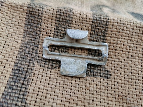 WW2 ORIGINAL GERMAN ALUMINIUM BELT BUCKLE HOOK OLC OVERHOFF RELIC from ...