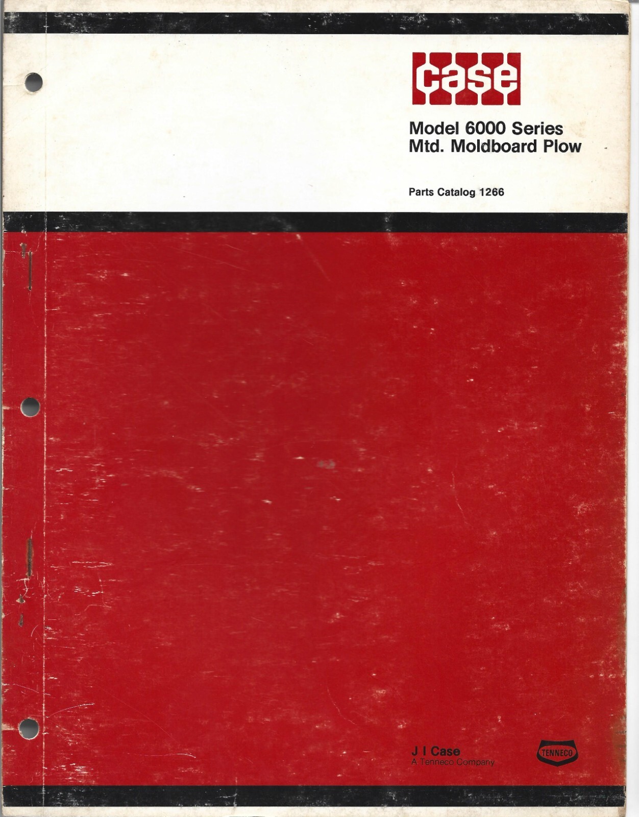Case 6000 Series Mounted Moldboard Plow Parts Catalog Manual | eBay