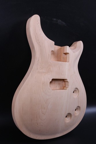 Electric Guitar Body Replacement Maple Mahogany P90 Pickups Set In ...