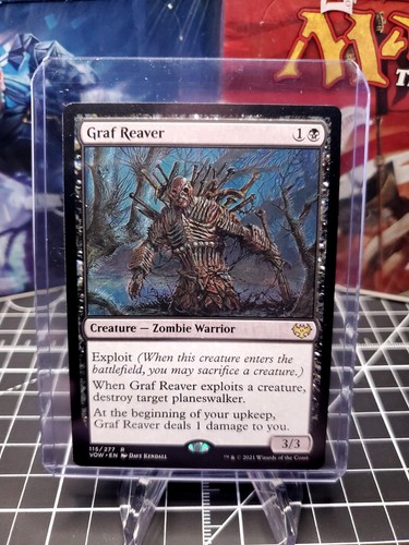 mtg Graf Reaver Creature Zombie Warrior Crimson Vow Mtg Magic Card Rare ...
