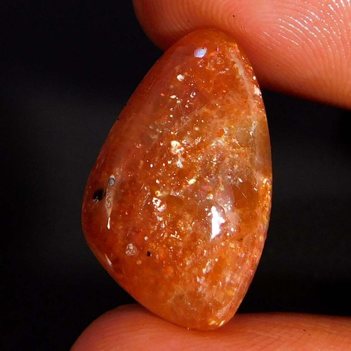 Natural Shine Amazing Red Sunstone Fancy Cabochon Loose Gemstone 16 ...