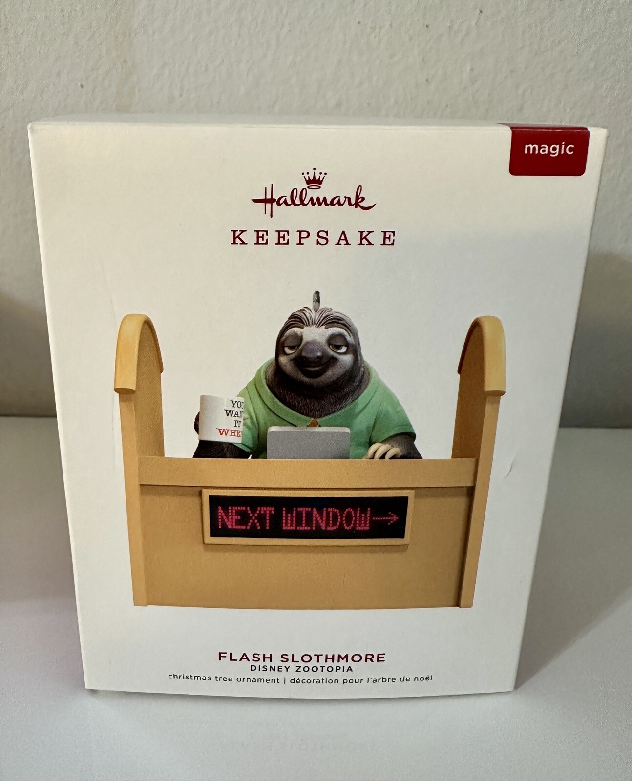 2019 Hallmark Keepsake Disney Zootopia Flash Slothmore Magic Ornament ...