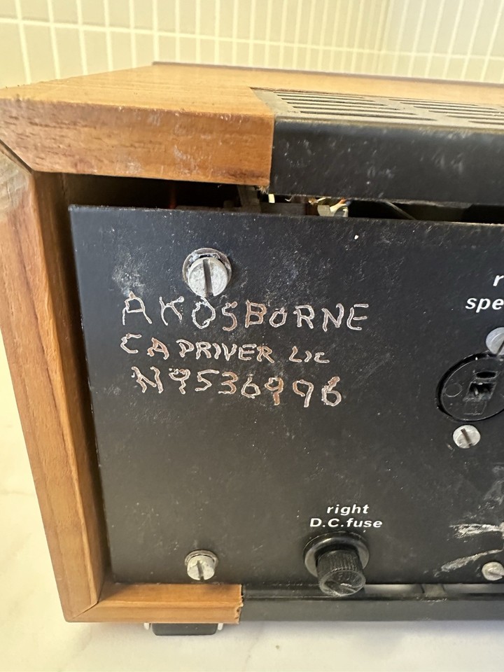 1968-1974 Vintage Ferrograph Amplifier 20+20-78 (F307) Made In England ...
