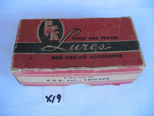 VINTAGE P & K BRIGHT EYES FISHING LURE IN BOX | eBay