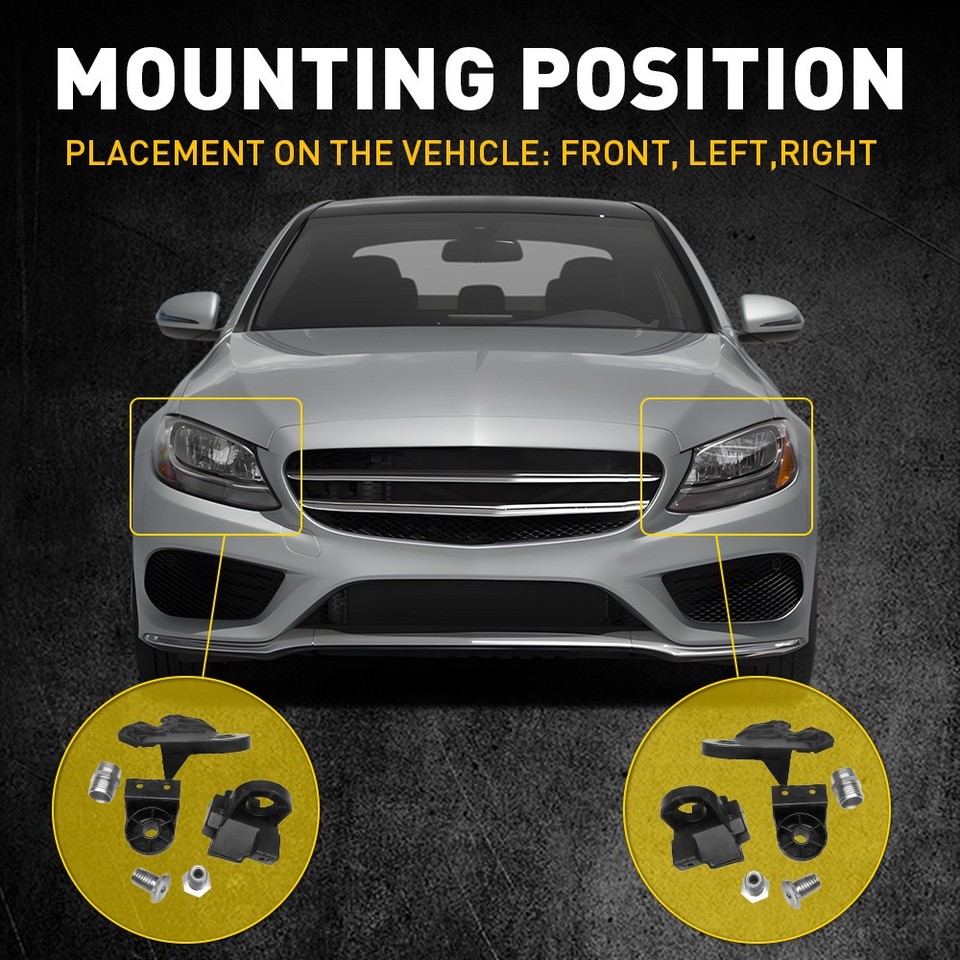Headlamp Headlight Bracket Tab Repair Kit L + R For Mercedes W205 ...