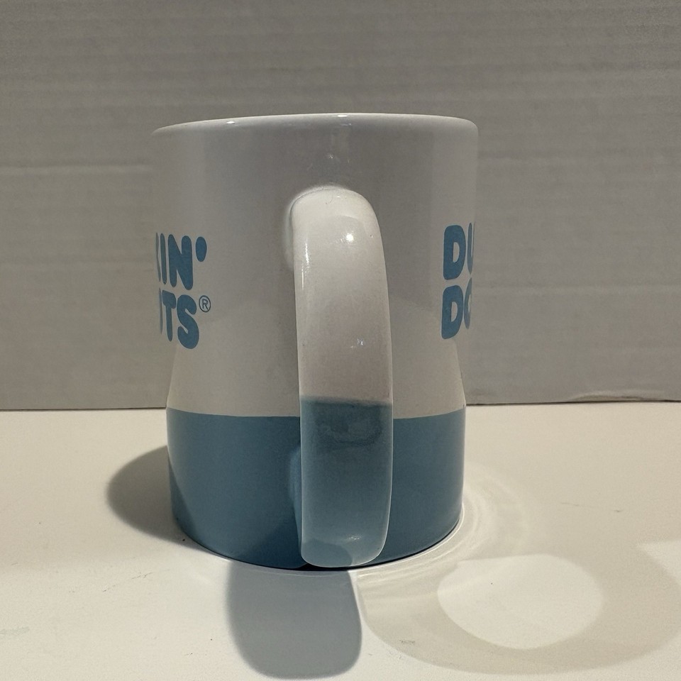 Dunkin' Donuts 2017 Light Blue White Wave 16 oz Coffee Cup Mug Ceramic ...