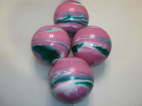 Candlepin Balls/REFINISHED/ABC's/4 Ball Set/2lbs 5.05oz/100% Rubber ...