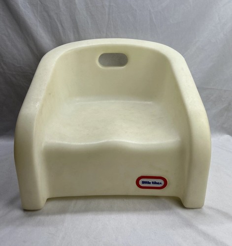 Vintage Little Tikes White Booster Seat Plastic Childs Chair | eBay