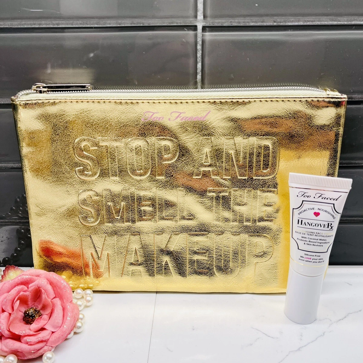 Too Faced Coconut Makeup Bag | Saubhaya Makeup