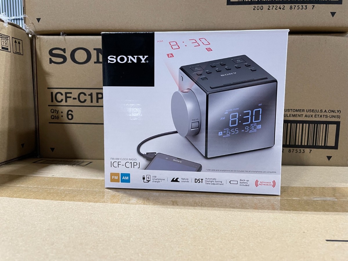 Sony Clock Radio With Time Projector