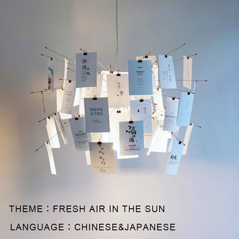 Pendant CHANDELIER Light Lamp MODERN Creative Ceiling PHOTO DIY Fixture ...