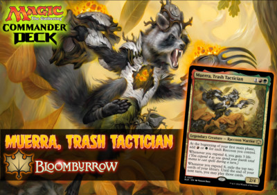 Muerra, Trash Tactician MTG EDH Commander Deck, Raccoon Tribal | eBay