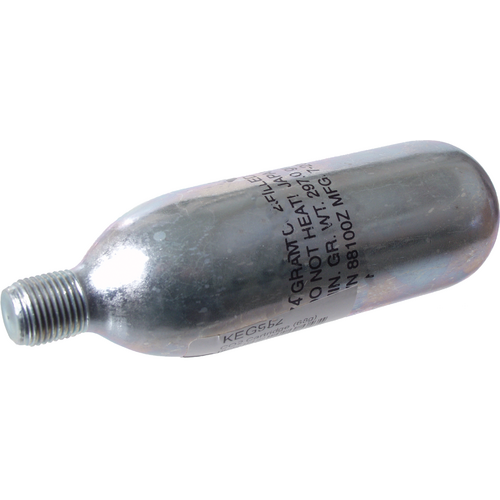 C O2 Cartridge - 74 g, Used with the Torpedo Mini Regulator - pushes 4 ...