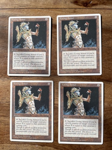 MTG - 1x Living Armour - Chronicles - Actual Cards | eBay UK