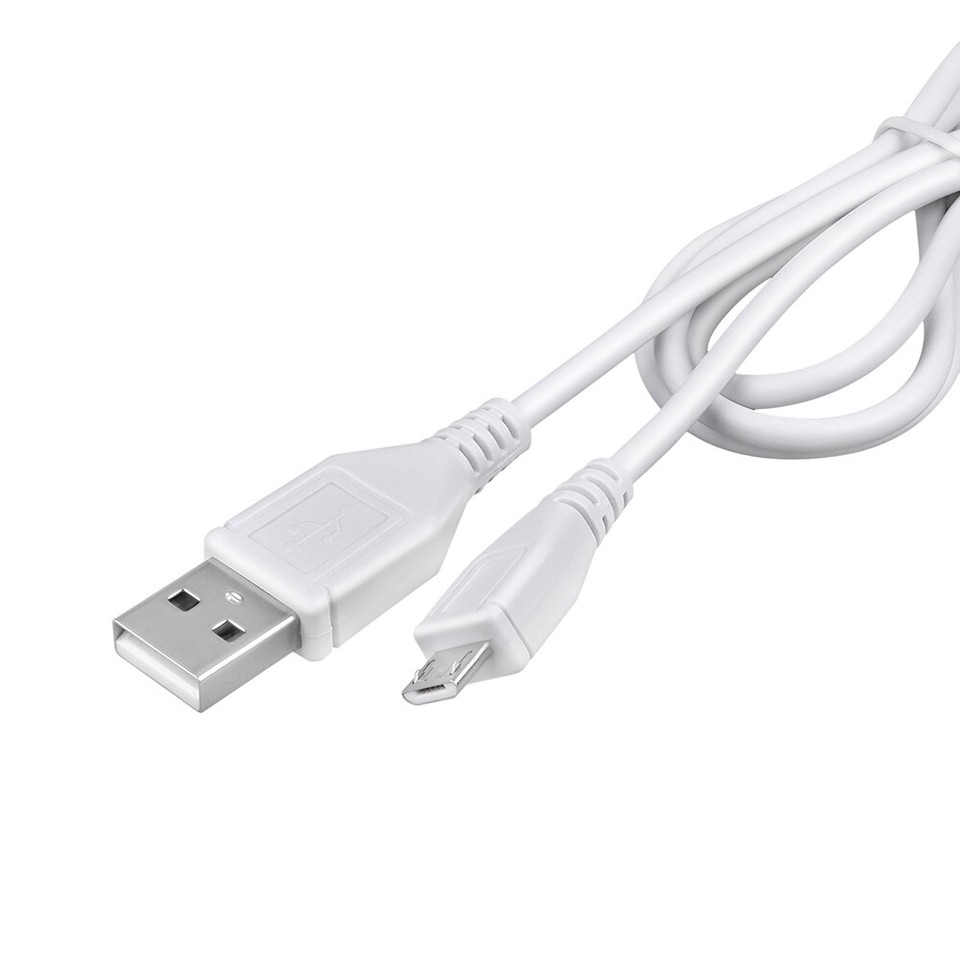 5ft White Micro USB Charger Cable Cord Lead For Alcatel Fierce 2 4 / XL ...