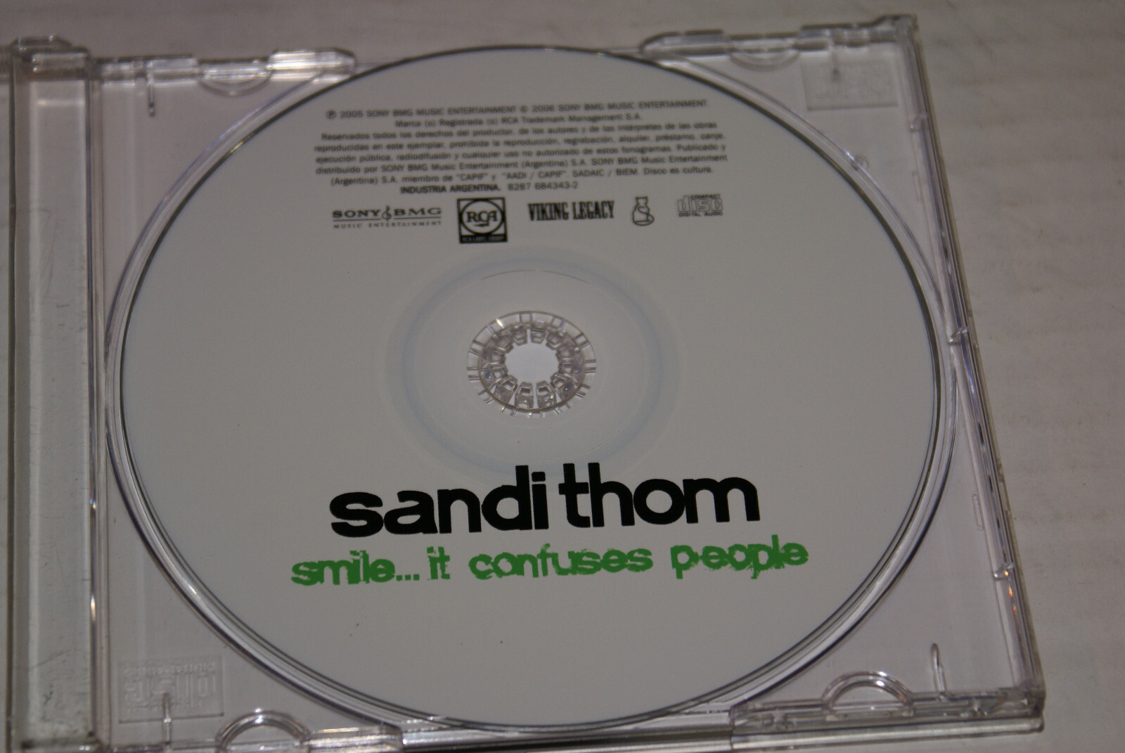 Smile... It Confuses People by Sandi Thom (CD, 2006, Columbia) Near ...