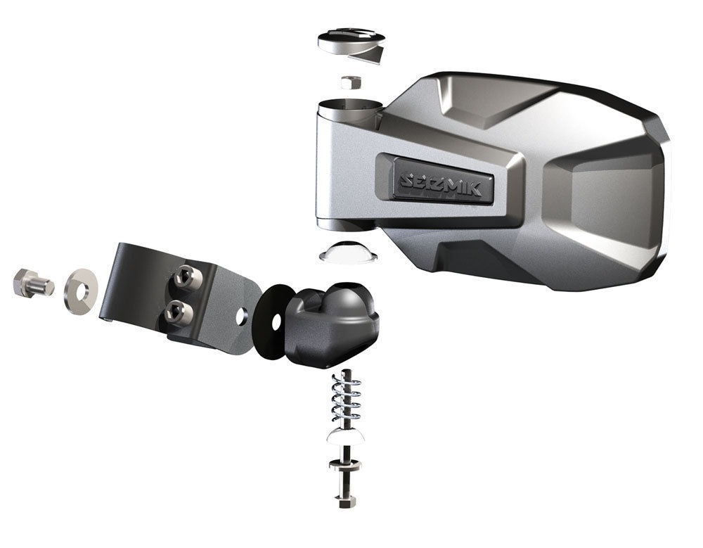 Seizmik Strike Side Mirror Inserts Color Red - 18094 | eBay