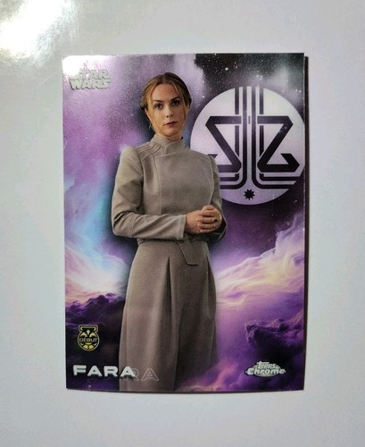 3 PACK-2025 Topps Chrome Star Wars Skeleton Crew FARA #40 w/2 FREE ...