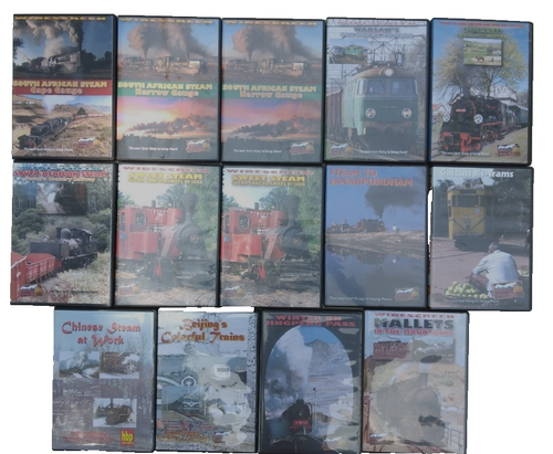 set lot (14) fourteen Railroad Train Locomotive DVDs Highball ...