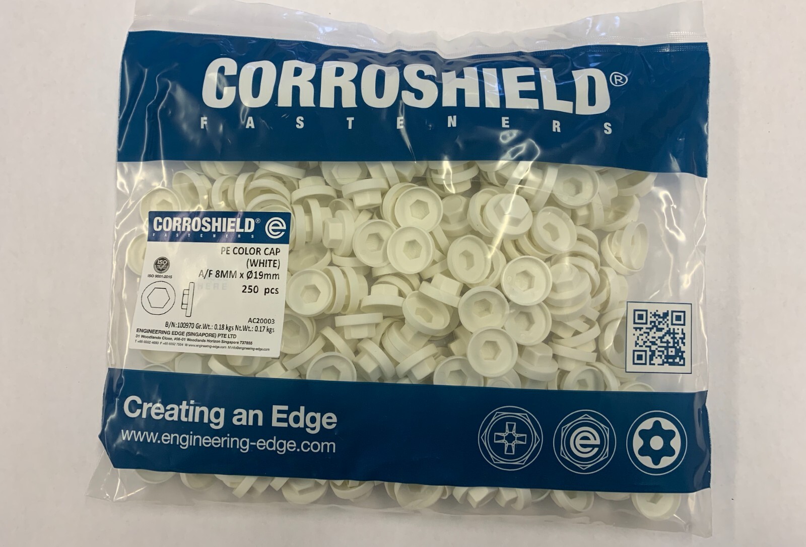 8mm Hex Head Tek Roofing/Cladding Screw Caps 16mm/19mm Various Colours ...