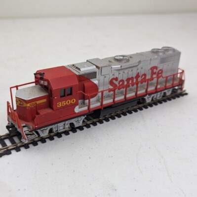 Life-Like SANTA FE Diesel Locomotive #3500 Ho Scale Railroad Train Car ...