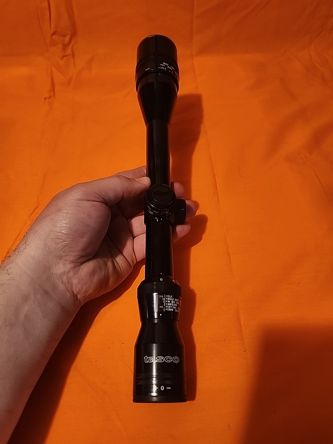 TASCO TR 6-24X40 TR624X40 JAPAN RANGEFINDER GLOSS RIFLE SCOPE WITH AO ...