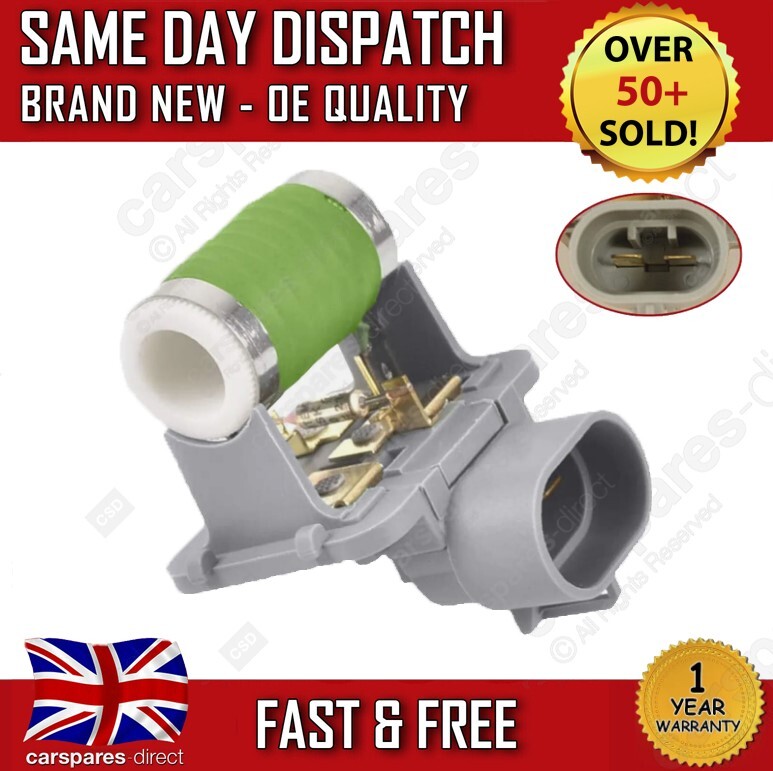 FORD FIESTA MK5 MK6 2001-2008 RADIATOR HEATER BLOWER MOTOR RESISTOR ...