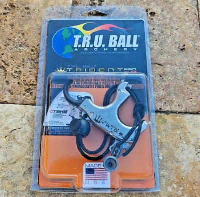 🌟🎈 TRU BALL TRIDENT PRO FLEX Medium 3 Finger Thumb Release TRPF-BKQS-M ...