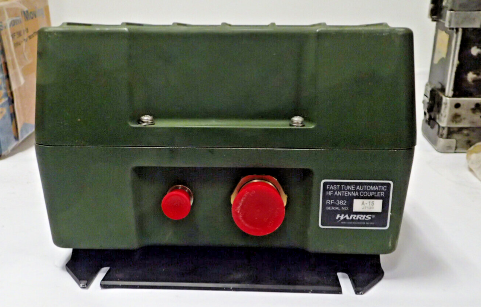 HARRIS RF-382A-15 FAST TUNE AUTOMATIC HF ANTENNA COUPLER 50Ω 10-32 Vdc ...