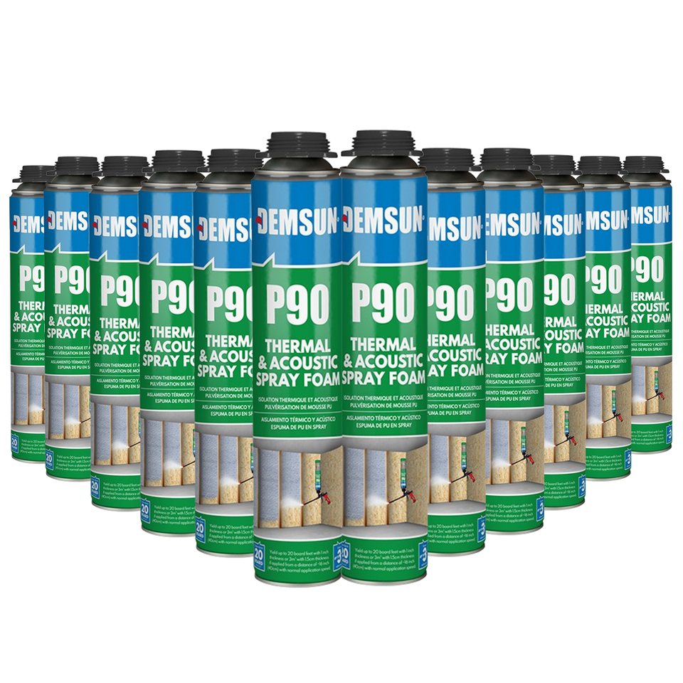 Spray Foam Insulation P90 – Expanding Foam, Gap Filler, Crack Seal ...