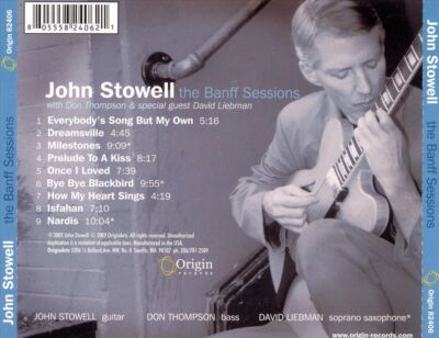 JOHN STOWELL - THE BANFF SESSIONS NEW CD 805558240621| eBay