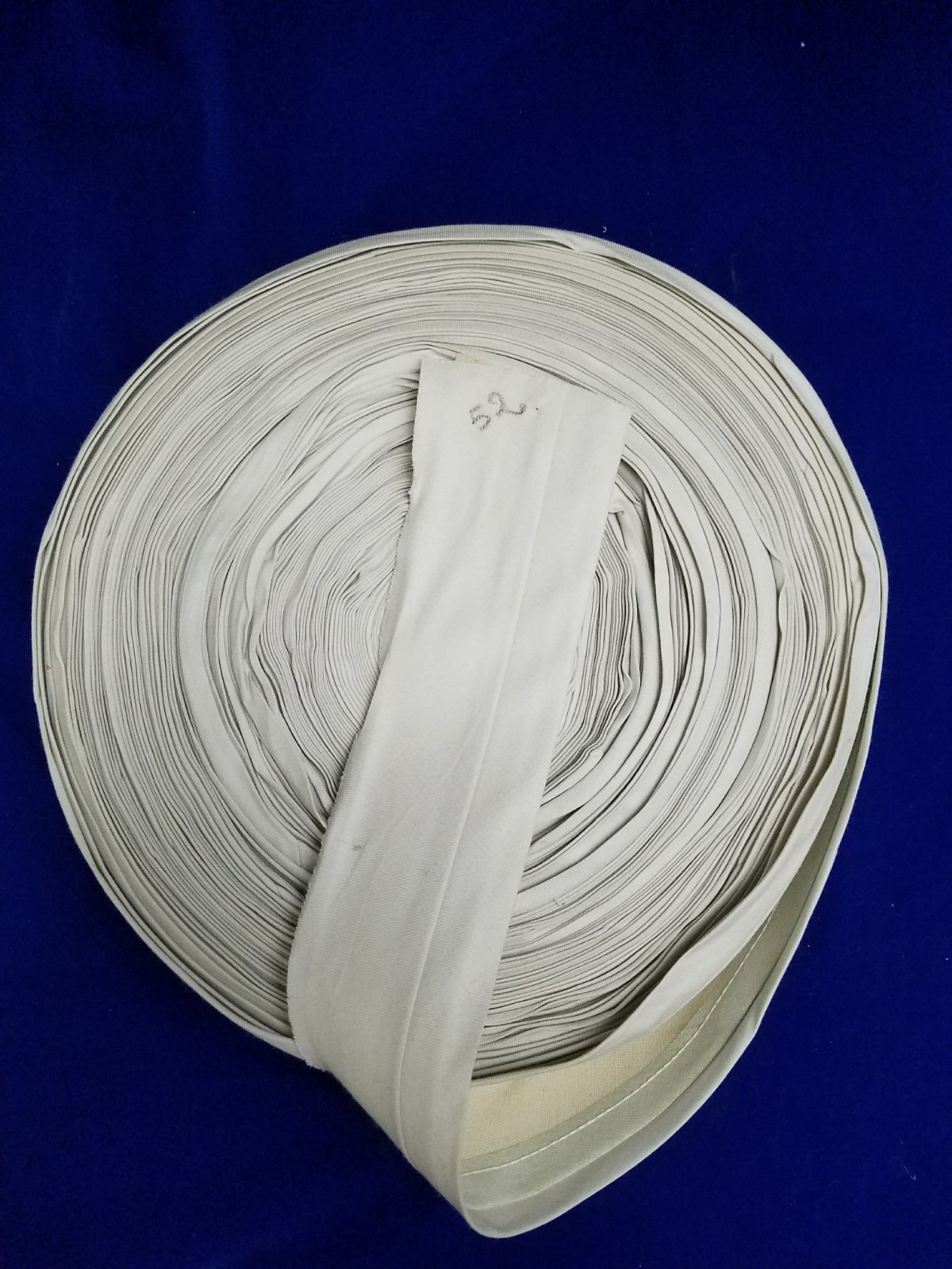 1 Roll x 52 Yards WAISTBAND CURTAIN Tailor Pants/Men LT-GRY Poly/Cotton ...