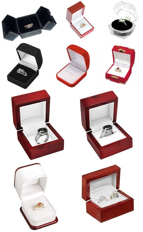 Ring Gift Boxes Jewelry Display Ring Packaging Wholesale Lots Choose ...