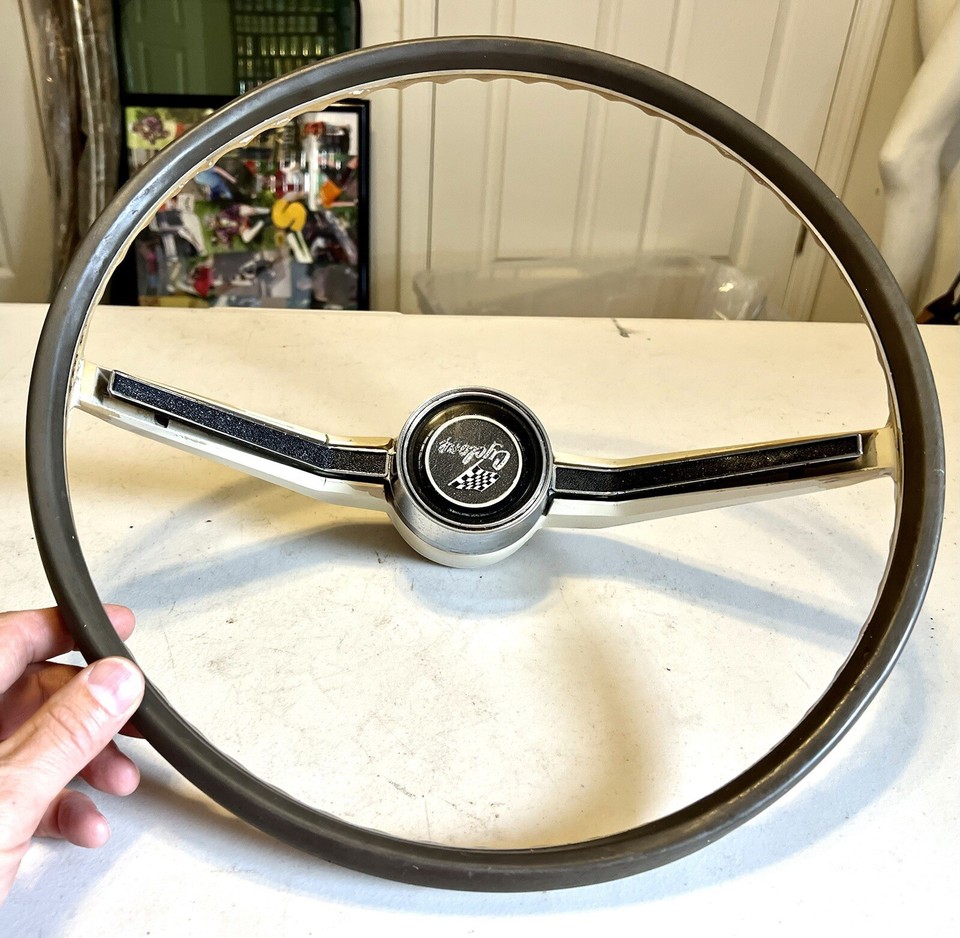 RARE 1966 Mercury Comet Cyclone GT Woodgrain Face Steering Wheel & Horn ...
