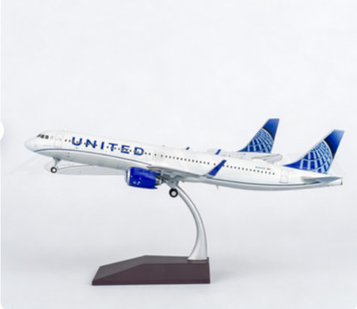 1:200 Geminijets United Airlines Airbus A321neo N14502 Airplane Diecast ...