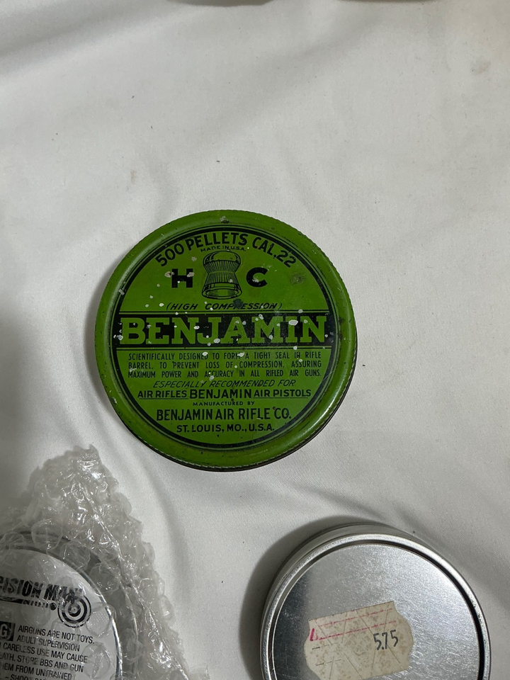 Benjamin HC 22.cal Pellets / Beeman Hollow Point Pellets / Daisy Zinc ...